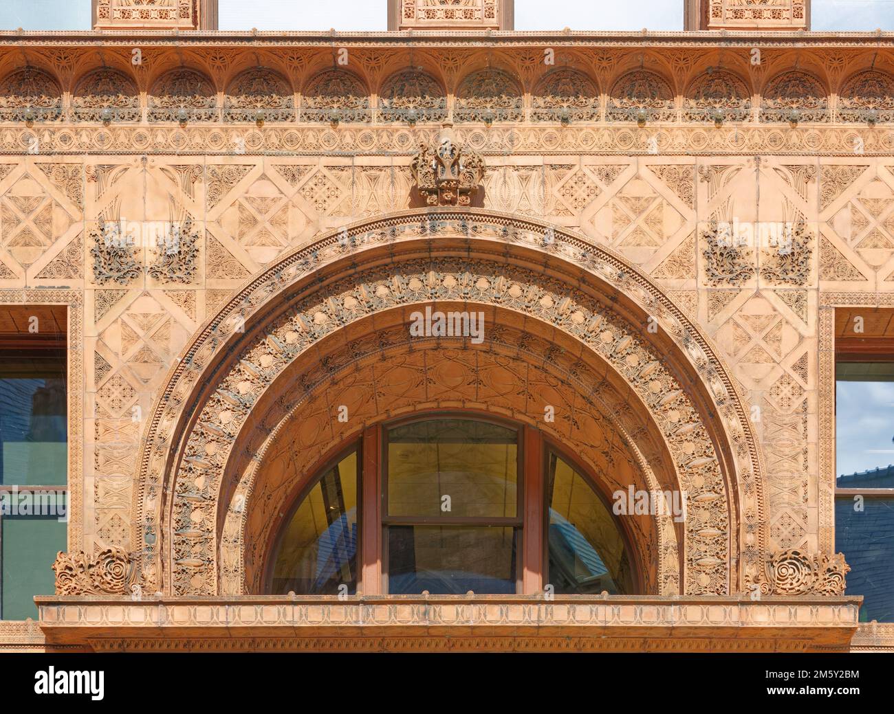 Landmark Guaranty Building designed by Louis Sullivan, richly ...