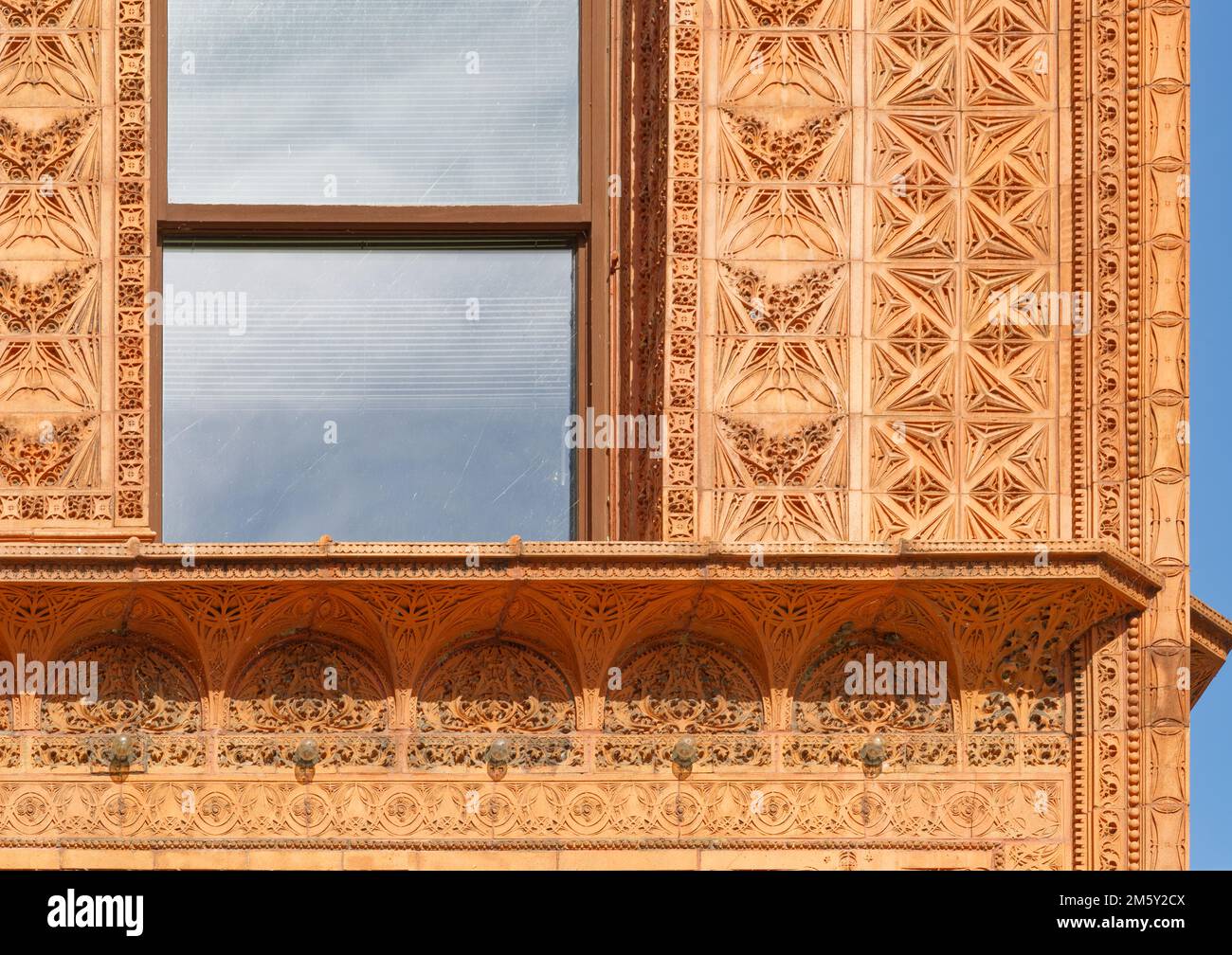 Landmark Guaranty Building designed by Louis Sullivan, richly ...