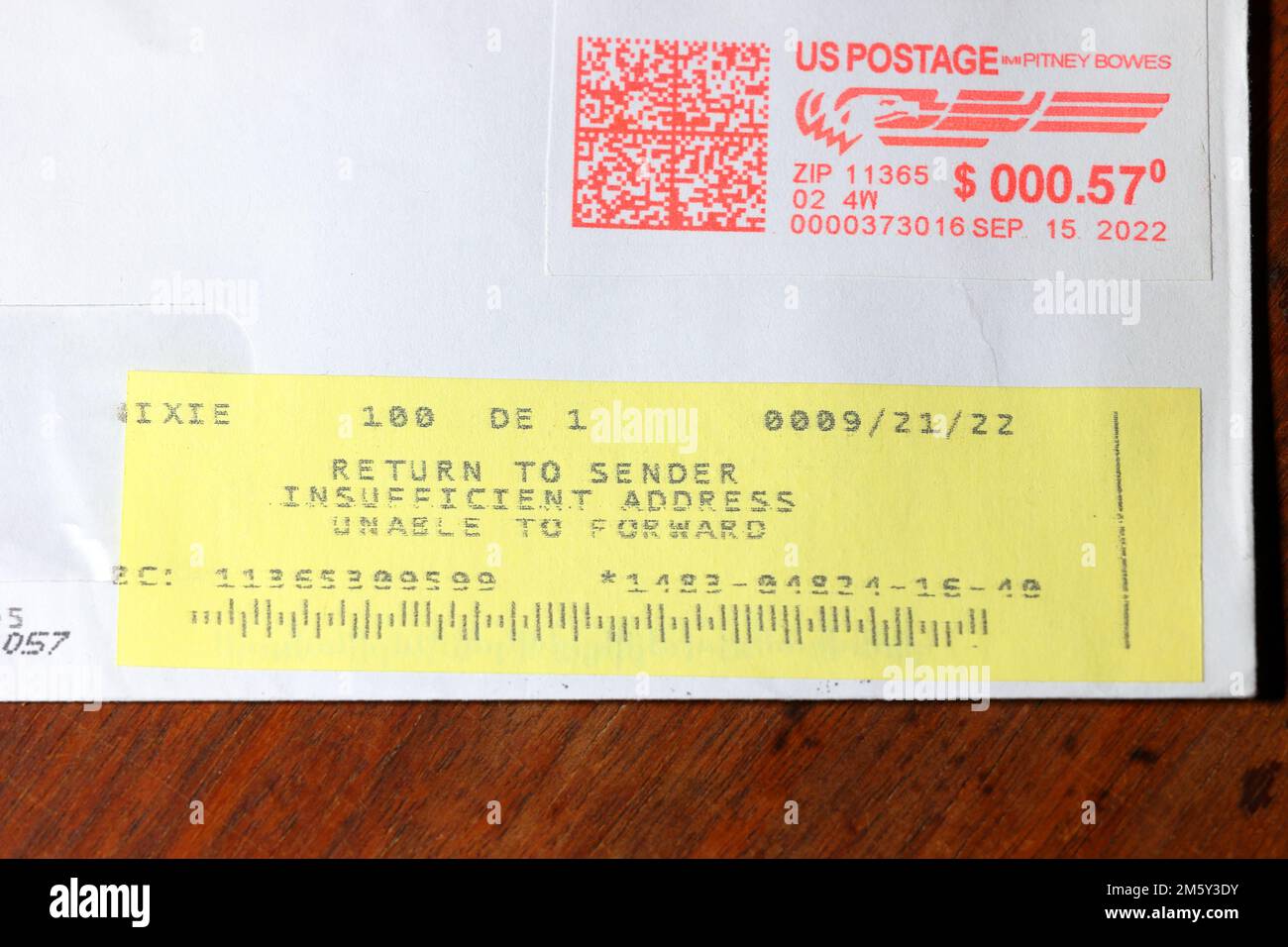 Usps Return To Sender Stamp
