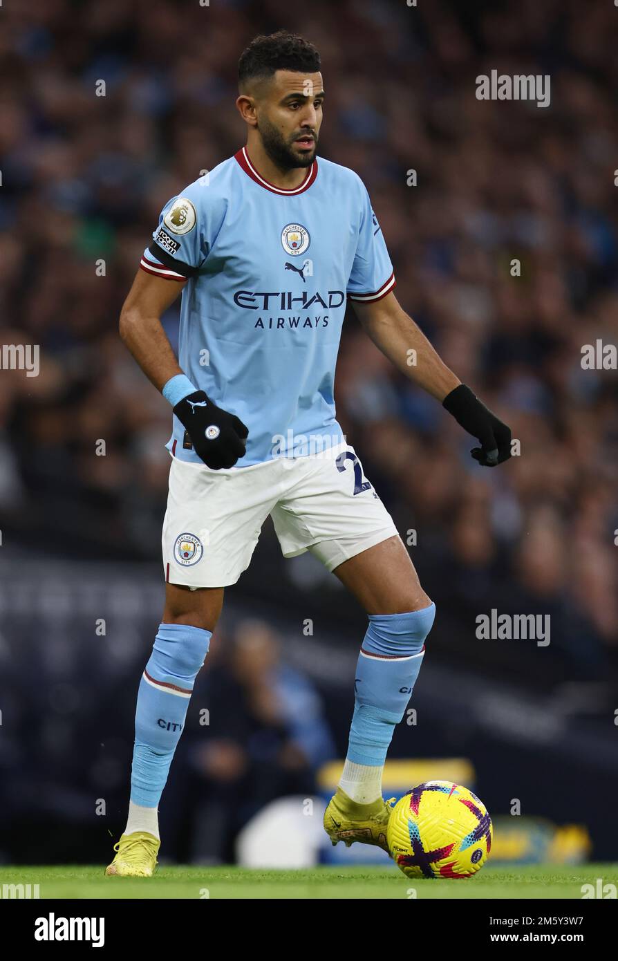Manchester, UK. 31st Dec, 2022. Riyad Mahrez of Manchester City during ...