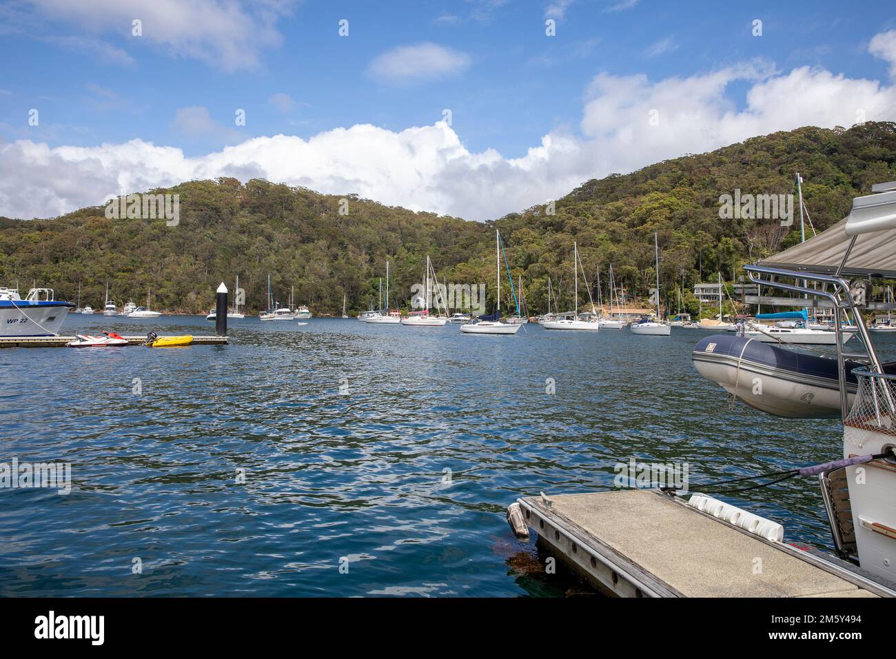 Pittwater sailing area in Sydney,NSW,Australia Stock Photo - Alamy