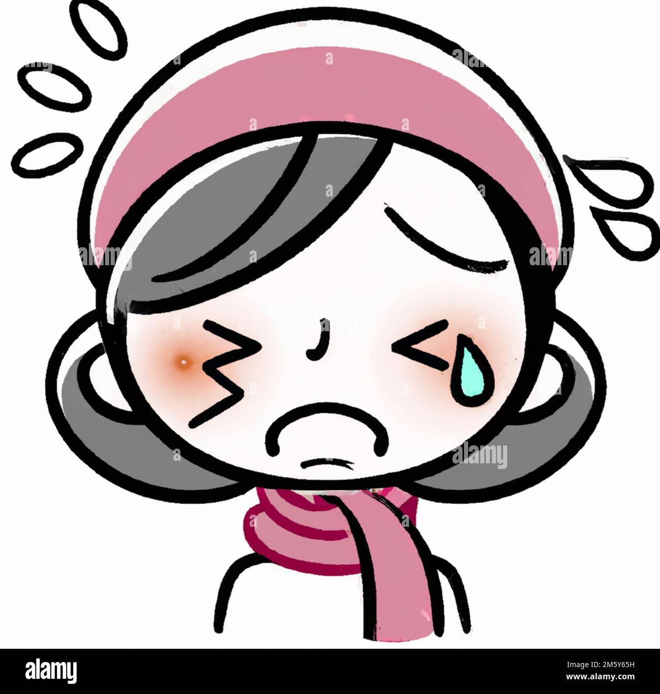 crying sad face Stock Photo - Alamy