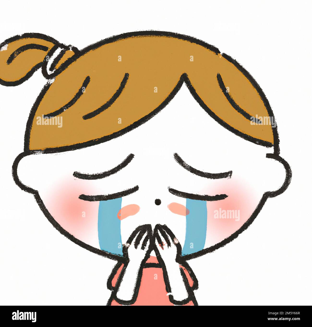 Crying sad face hi-res stock photography and images - Alamy