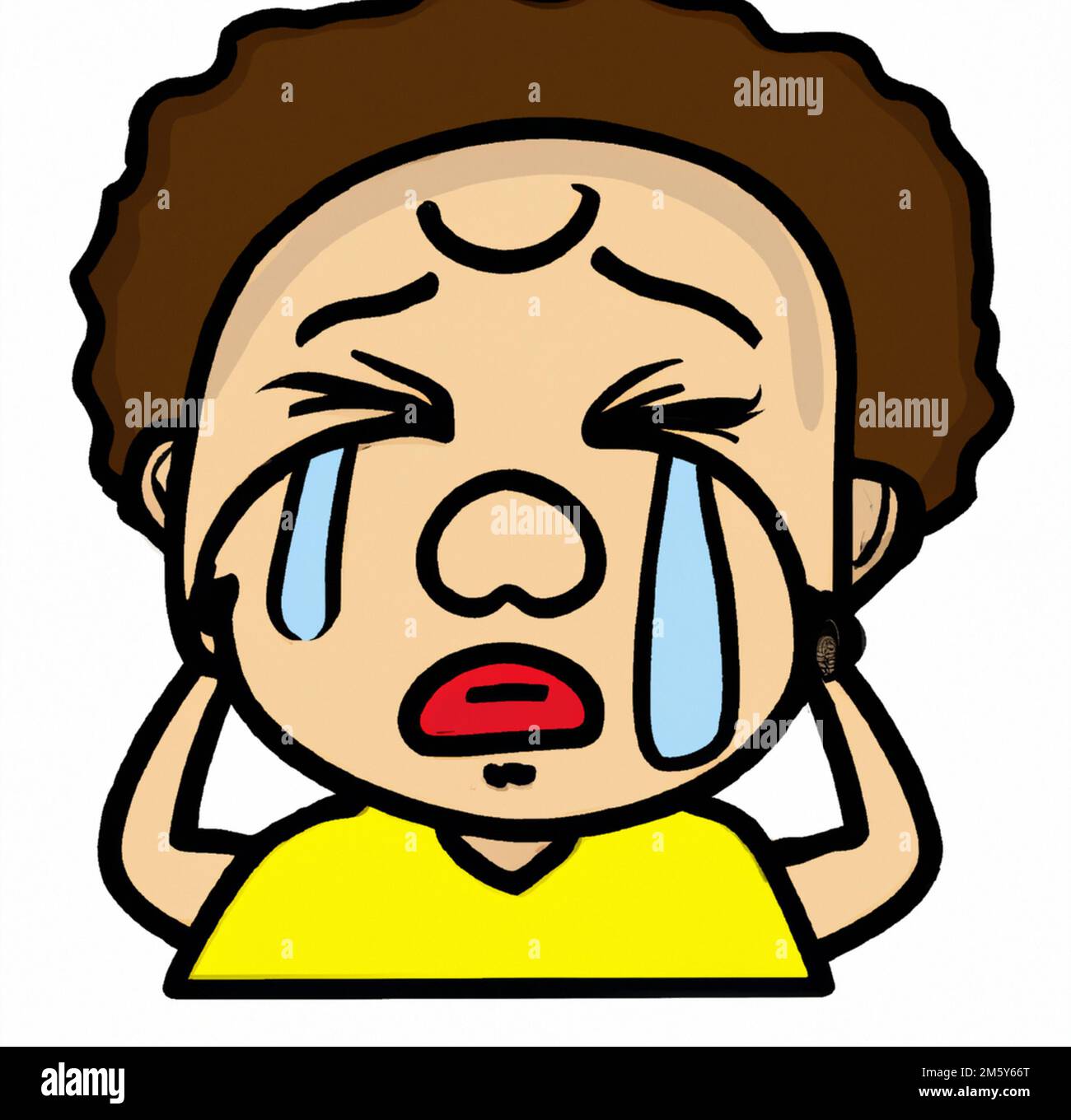 Sad crying face hi-res stock photography and images - Alamy