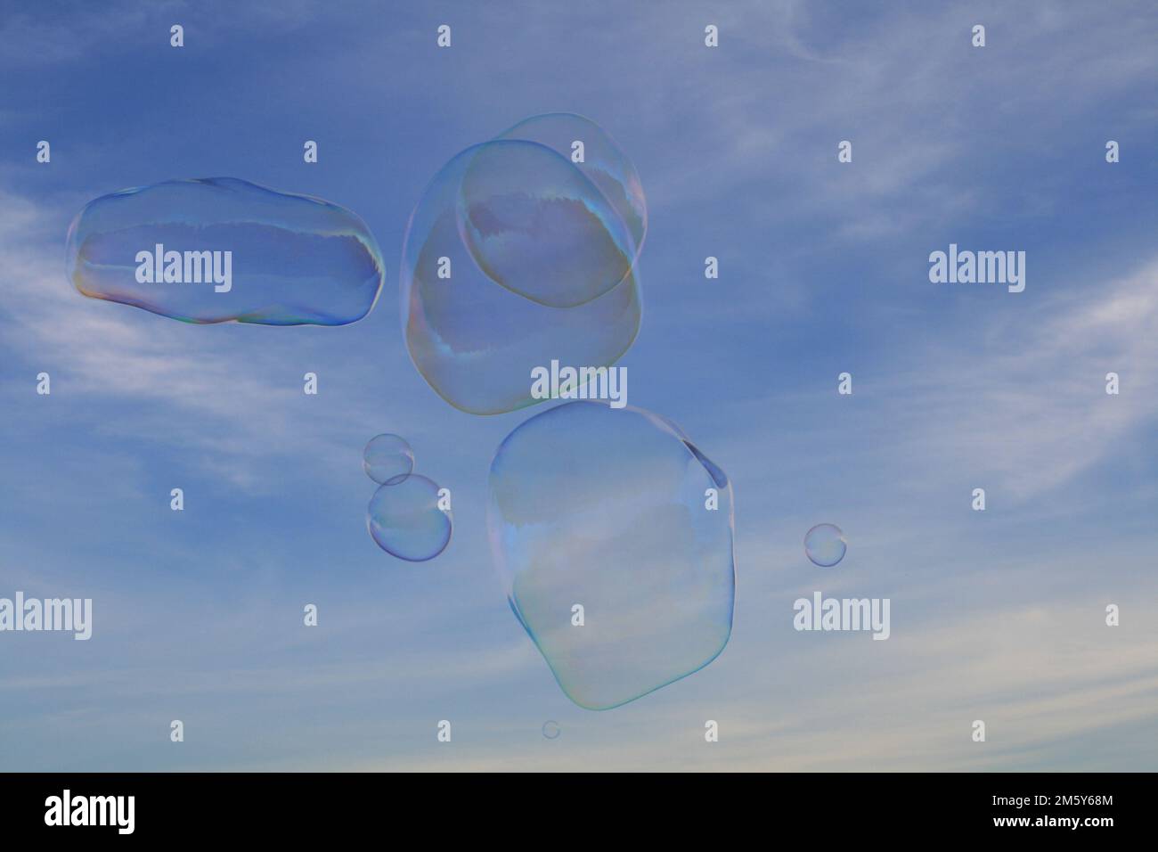 Giant Bubbles in Mountains Stock Photo - Alamy
