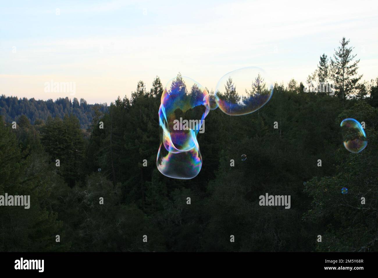 Giant Bubbles in Mountains Stock Photo - Alamy