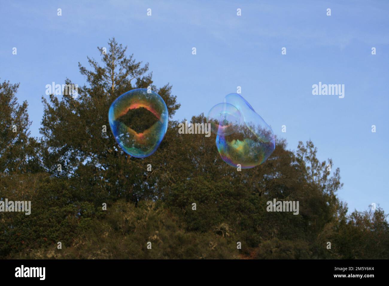 Giant Bubbles in Mountains Stock Photo - Alamy