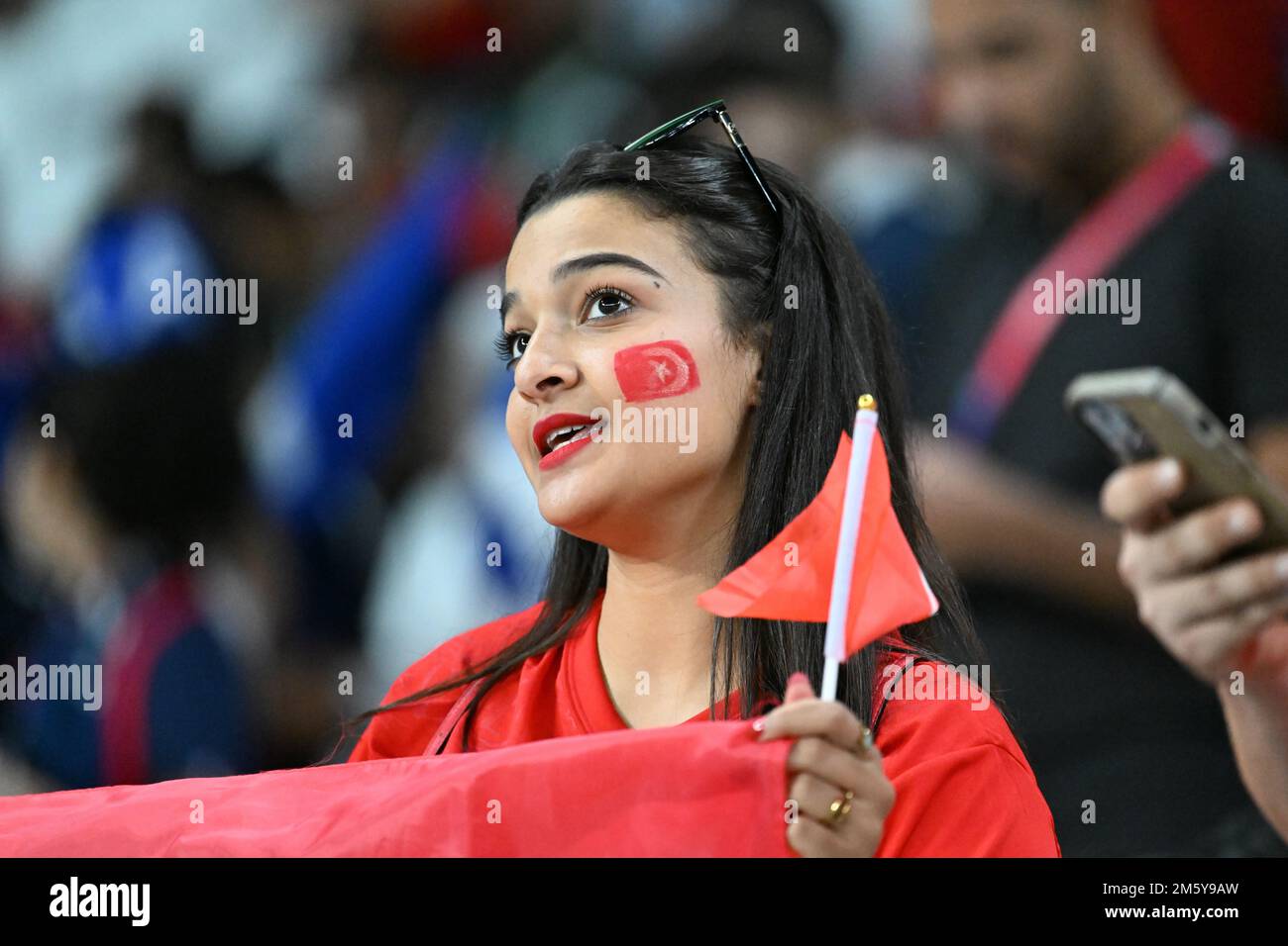 Qatar FIFA 2020 World Cup match between Tunisia and France at the ...