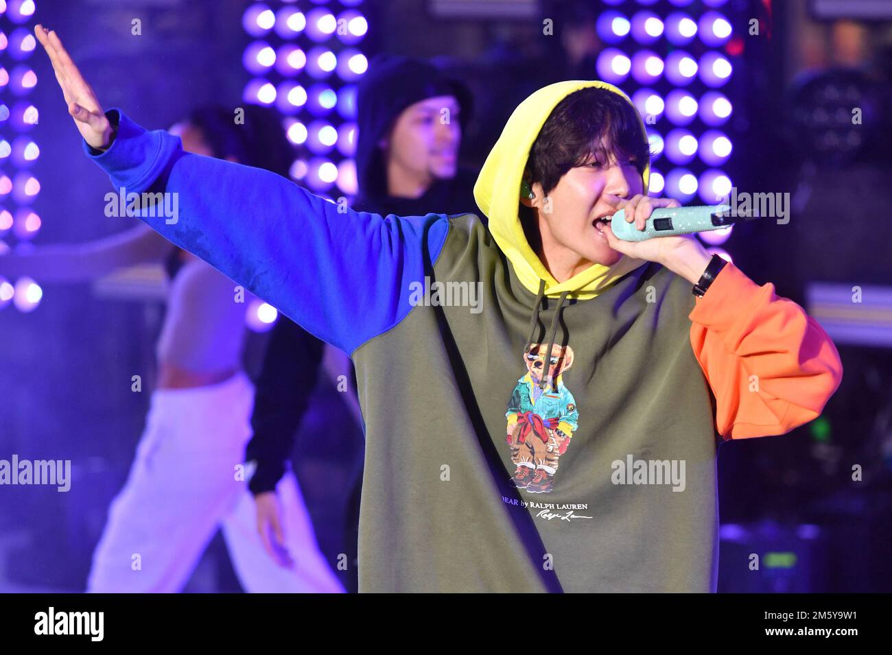 New York, USA. 31st Dec, 2022. J-Hope, K-pop rapper and member of BTS ...