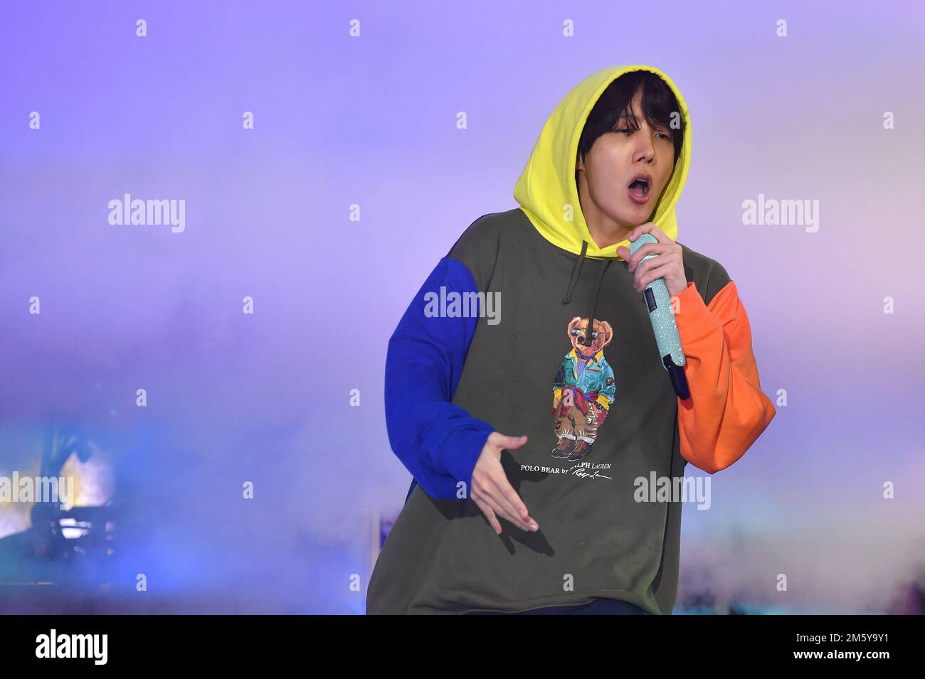 New York, USA. 31st Dec, 2022. J-Hope, K-pop rapper and member of BTS ...