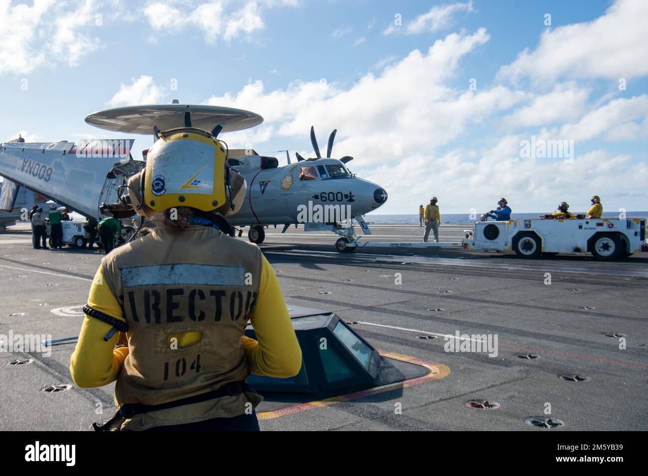 221231-N-DU622-1024 PHILIPPINE SEA (Dec. 31, 2022) An E-2C Hawkeye from ...