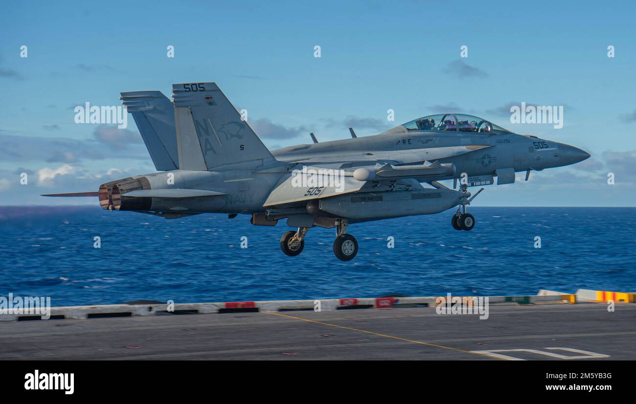221231-N-DU622-1394 PHILIPPINE SEA (Dec. 31, 2022) An E/A-18G Growler ...