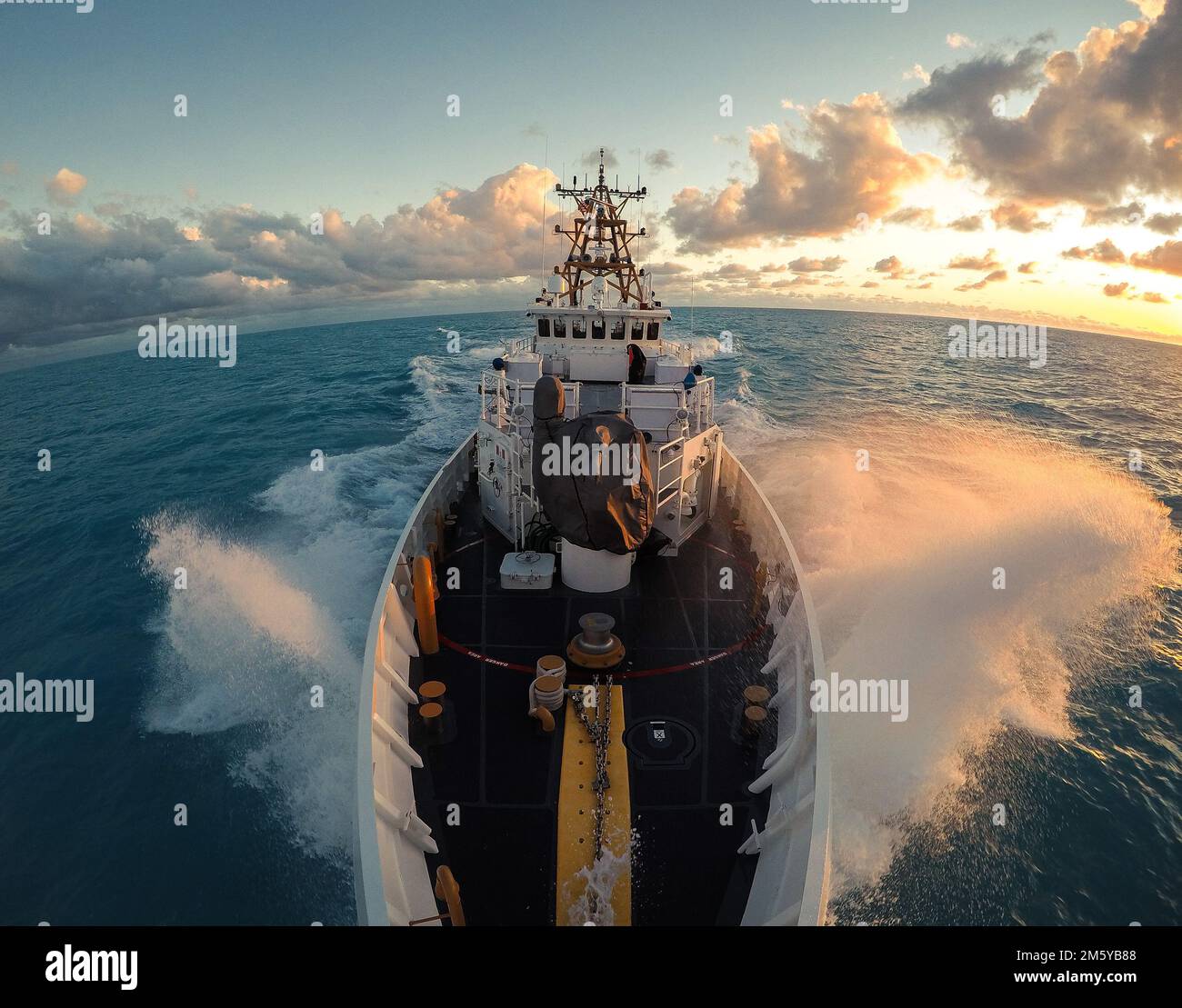 Coast Guard Cutter Pablo Valent (WPC-1148) transits from Key West ...