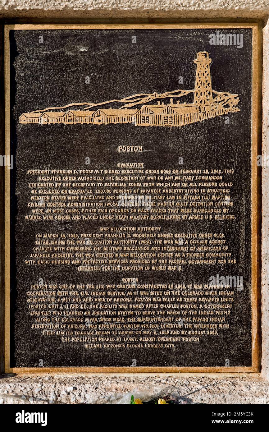 Poston internment camp hi-res stock photography and images - Alamy