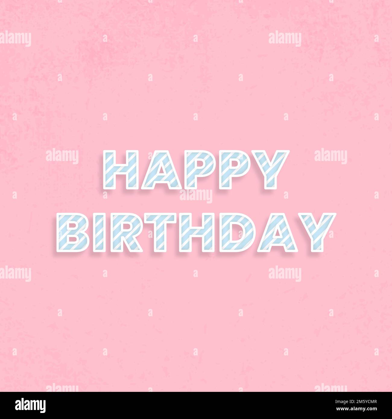 Happy birthday word vector candy stripe font Stock Vector Image & Art ...