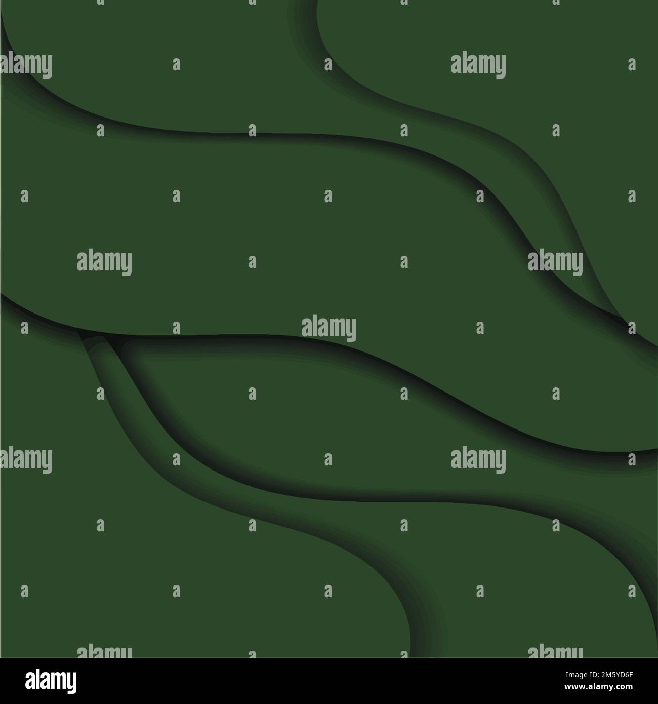 Green wavy patterned background vector Stock Vector Image & Art - Alamy