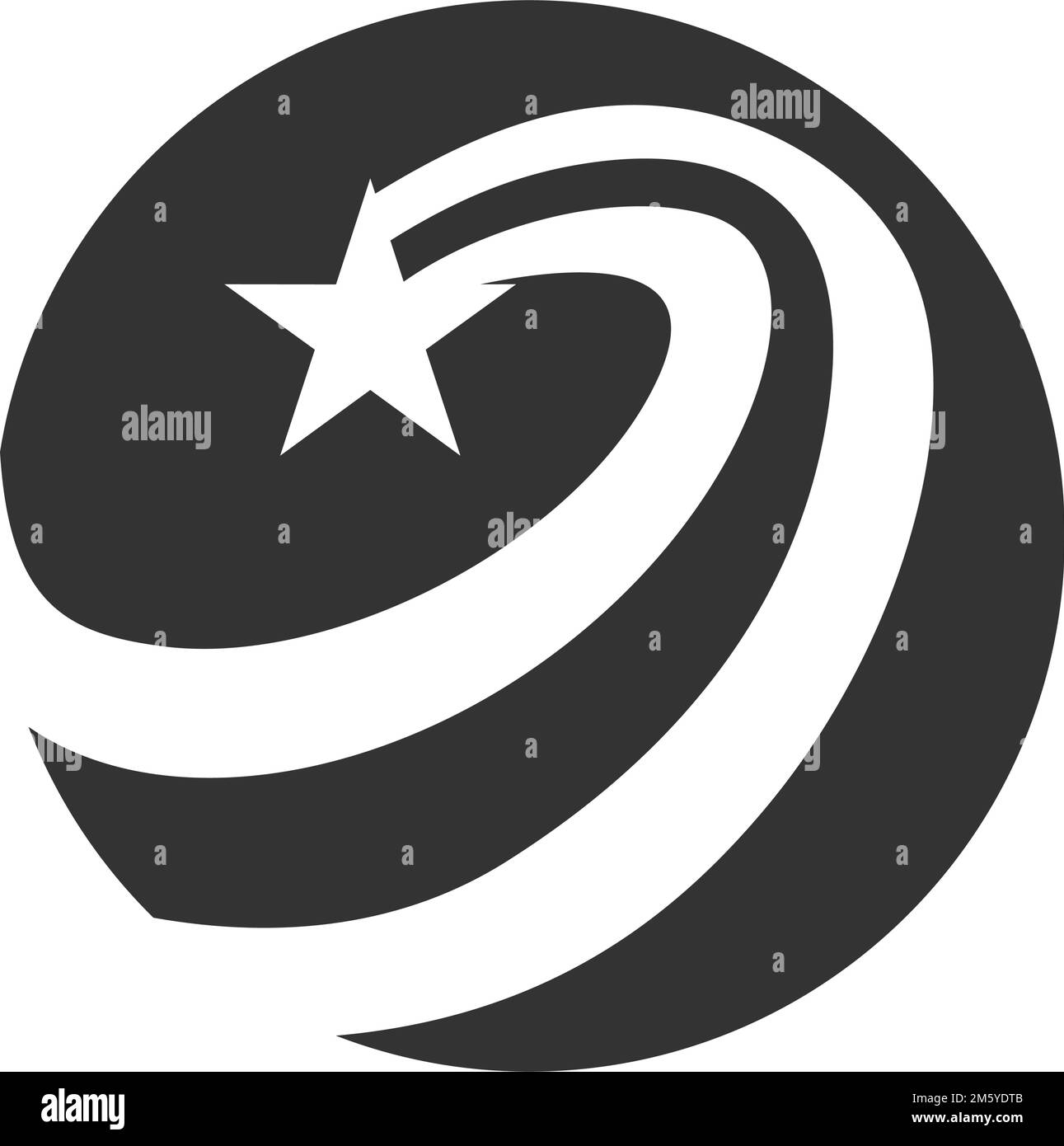 Minimal star corporate logo Black and White Stock Photos & Images - Alamy