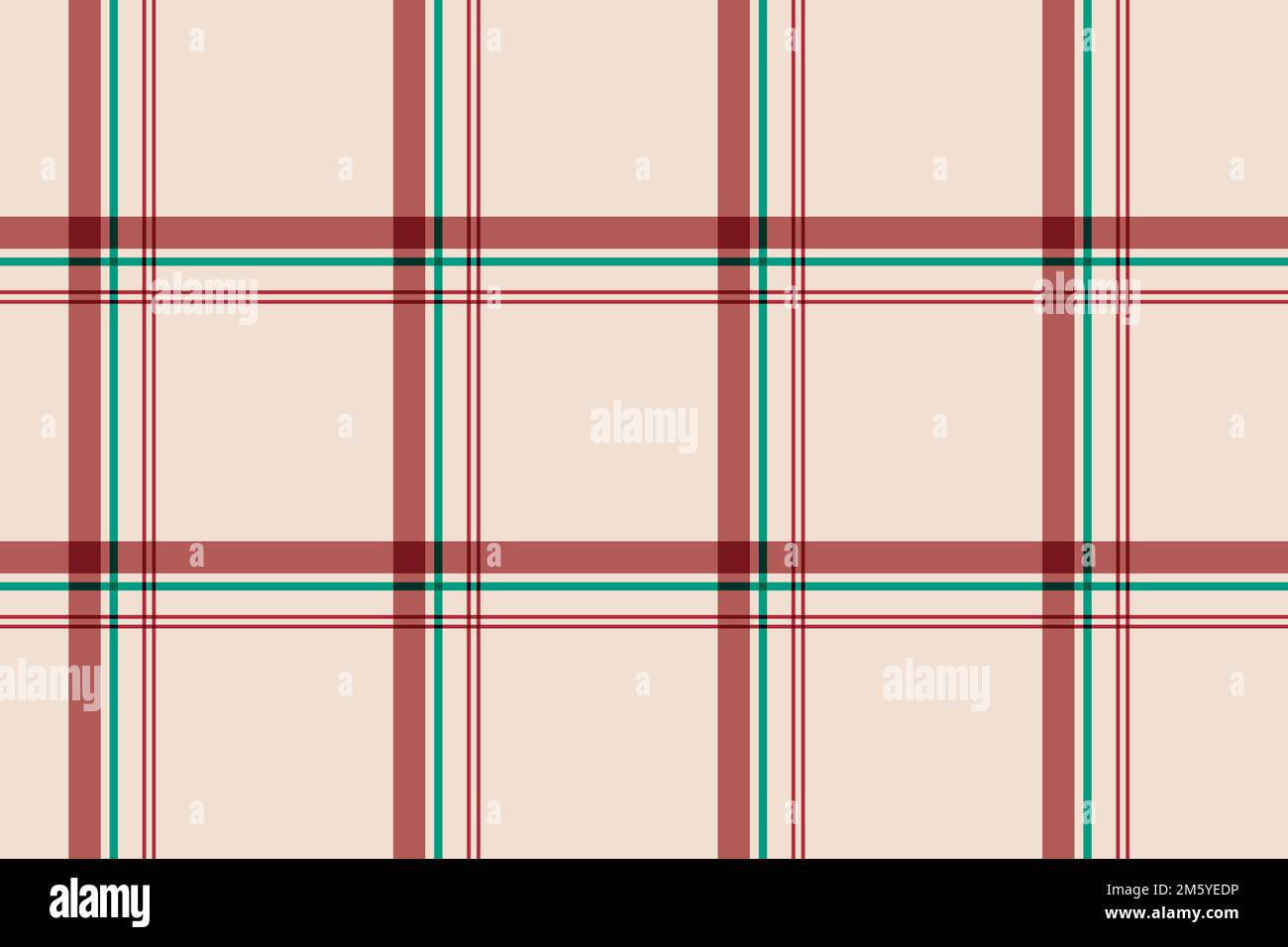 Cream plaid background, grid pattern design vector Stock Vector Image ...
