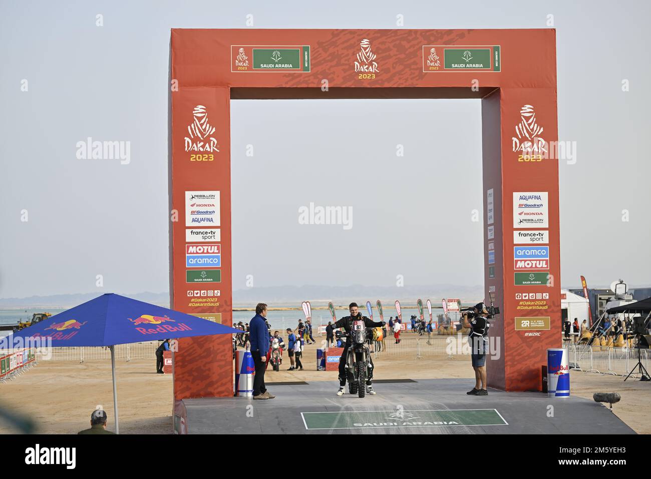 83 JAGU Julien (fra), Drag'On Rally Team, Moto, action during the ...