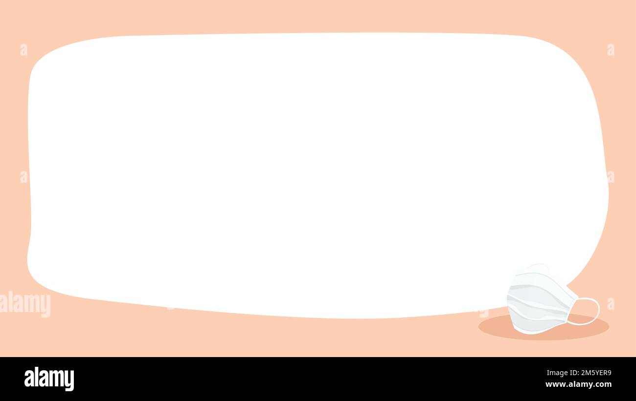 Face mask frame vector to prevent covid 19 Stock Vector Image & Art - Alamy