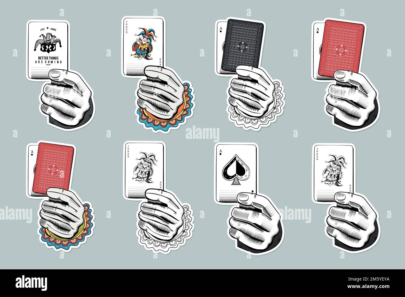Playing cards vector illustration set Stock Vector Image & Art - Alamy