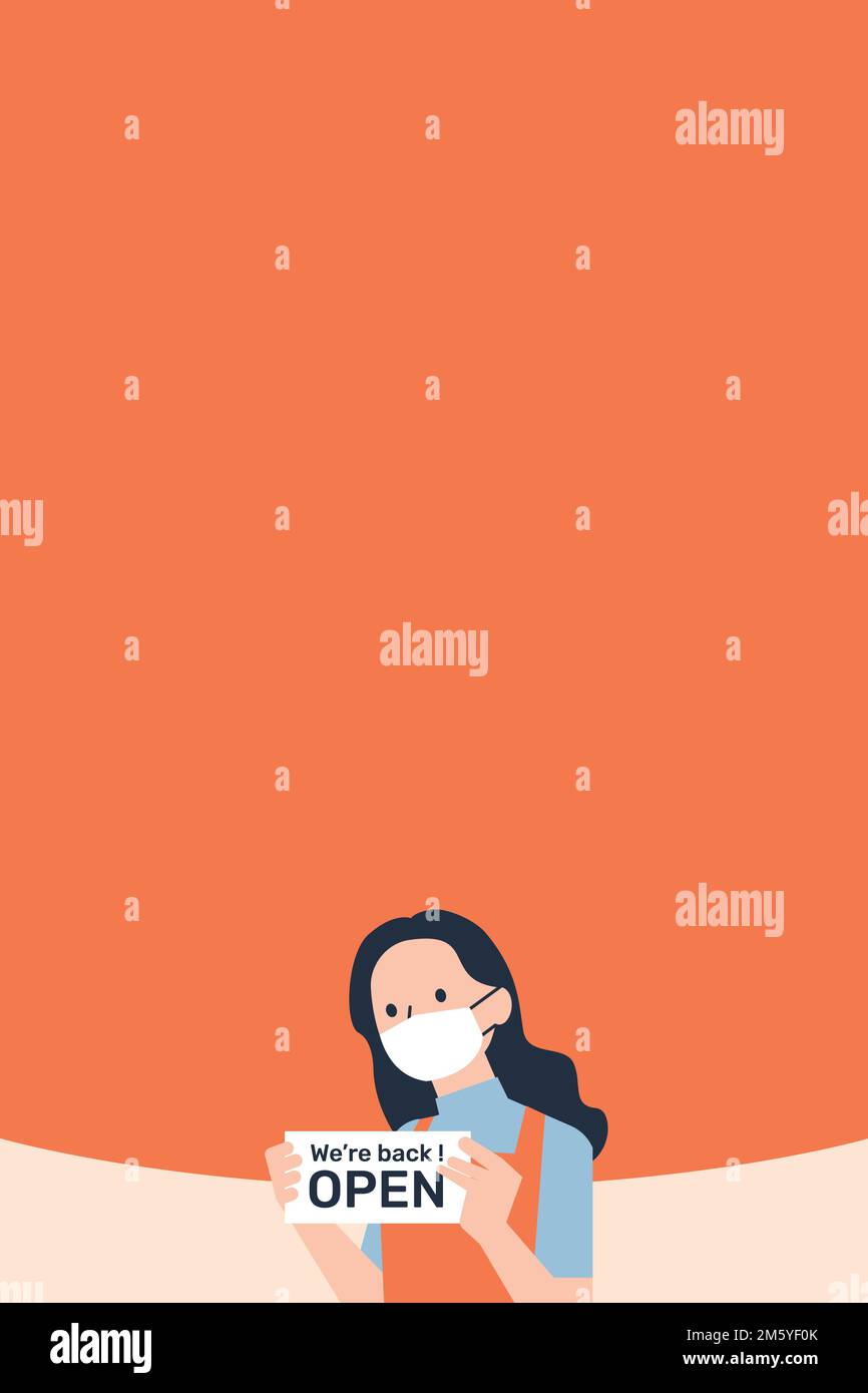 Business open after lockdown vector background Stock Vector Image & Art ...