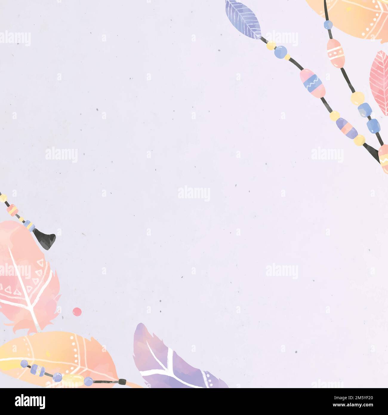 Rectangular Boho style border vector Stock Vector Image & Art - Alamy