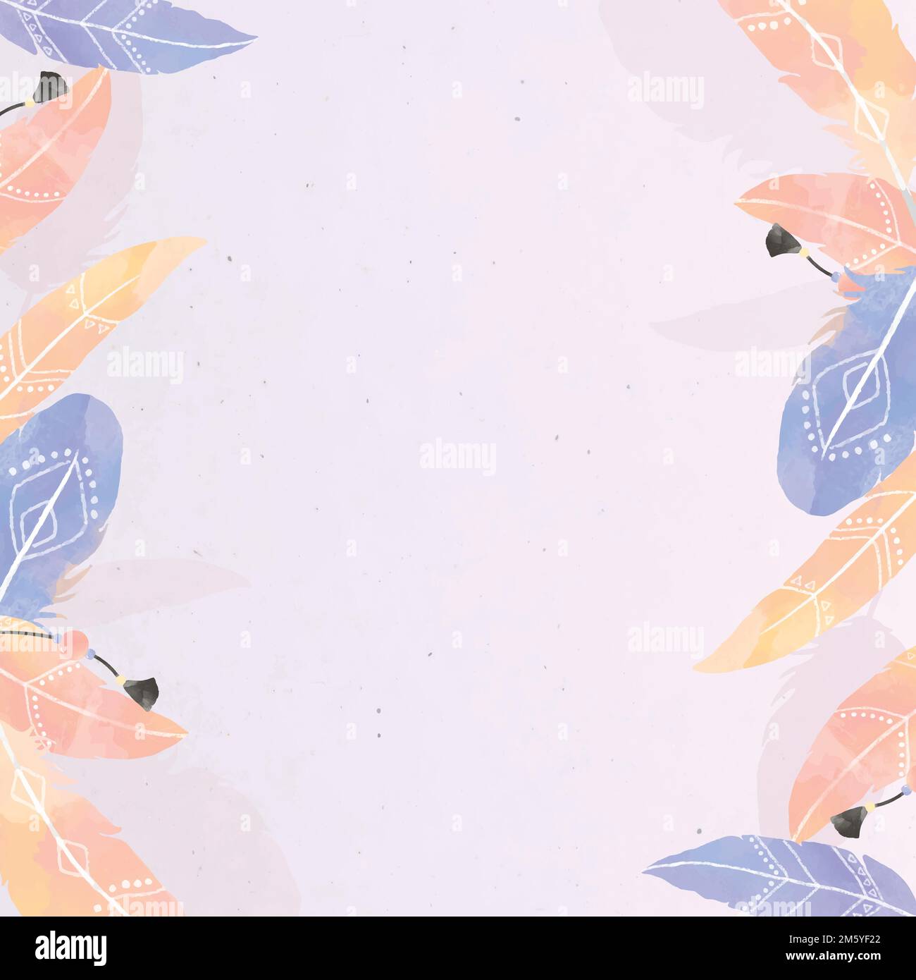 Rectangular Bohemian style border vector Stock Vector Image & Art - Alamy