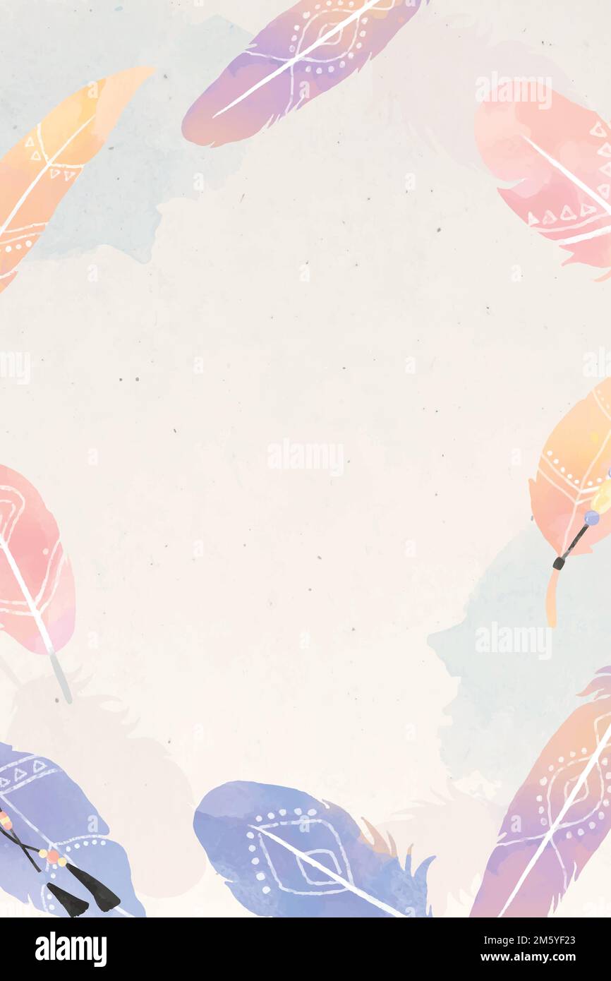 Rectangular Boho style frame vector Stock Vector Image & Art - Alamy