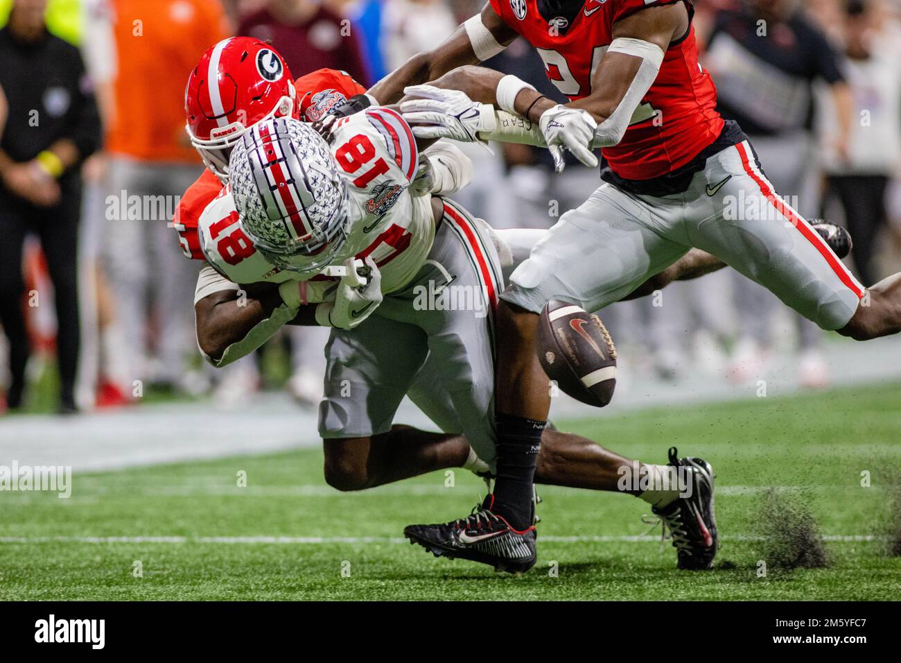 December 31, 2022: Georgia Bulldogs defensive back Kelee Ringo (5 ...