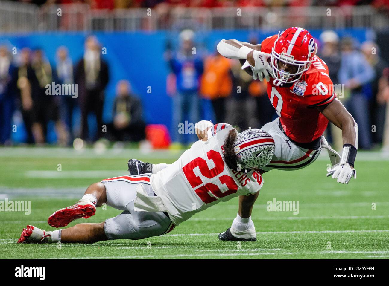 December 31, 2022: Ohio State Buckeyes linebacker Steele Chambers (22 ...