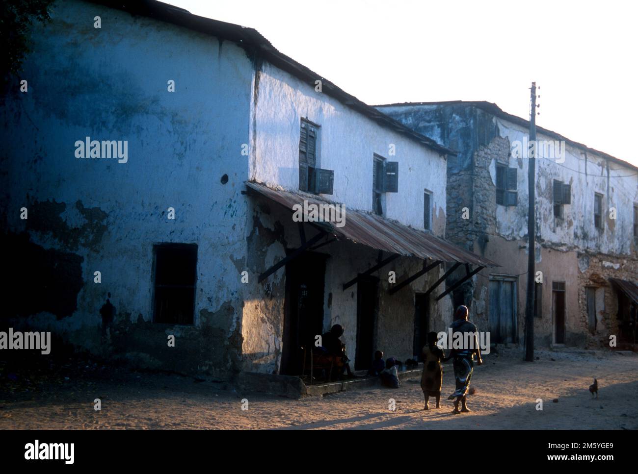 Street scene in Mikindani, Mtwara, Tanzania.2005 Stock Photo - Alamy