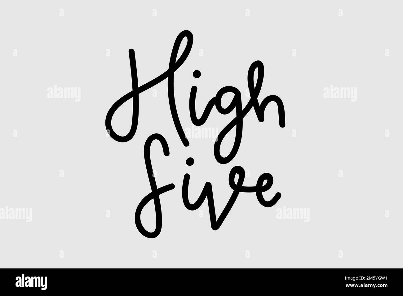 High five word hi-res stock photography and images - Alamy