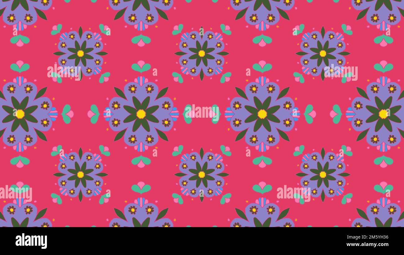 Indian mandala flower vector pattern banner Stock Vector Image & Art ...