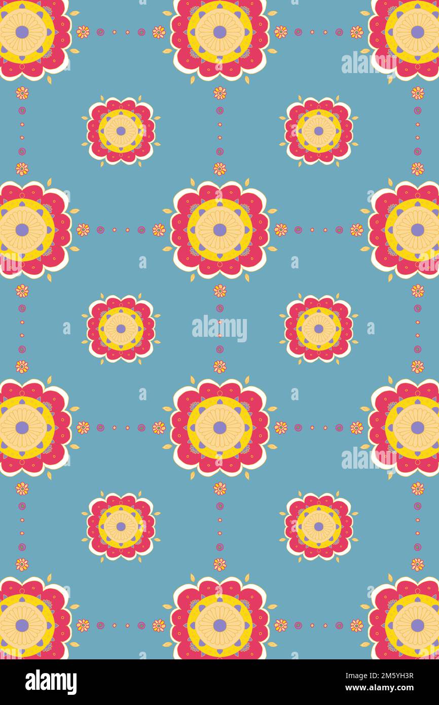 Diwali Indian vector mandala pattern background Stock Vector Image ...