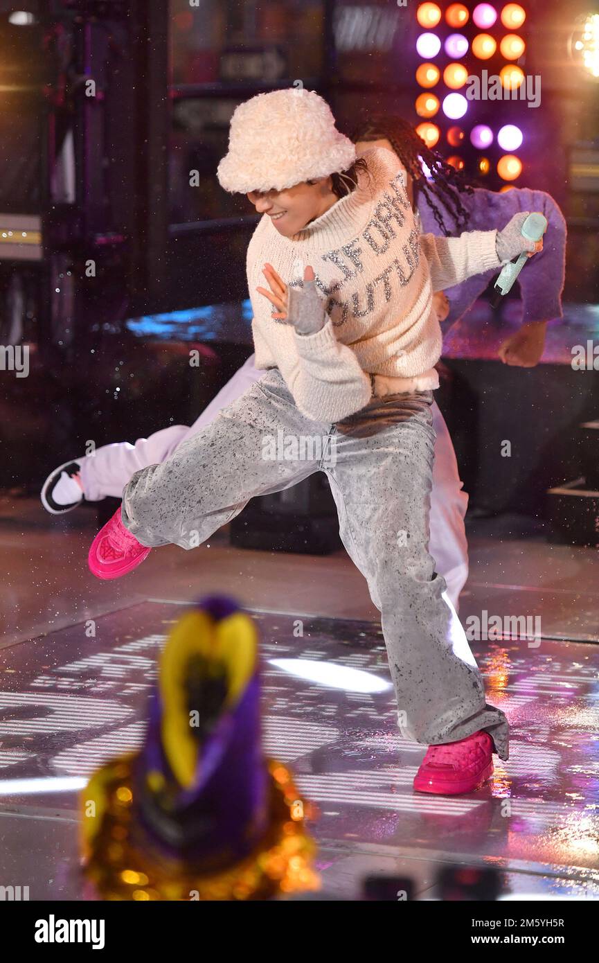 New York, USA. 31st Dec, 2022. J-Hope, K-pop rapper and member of BTS ...