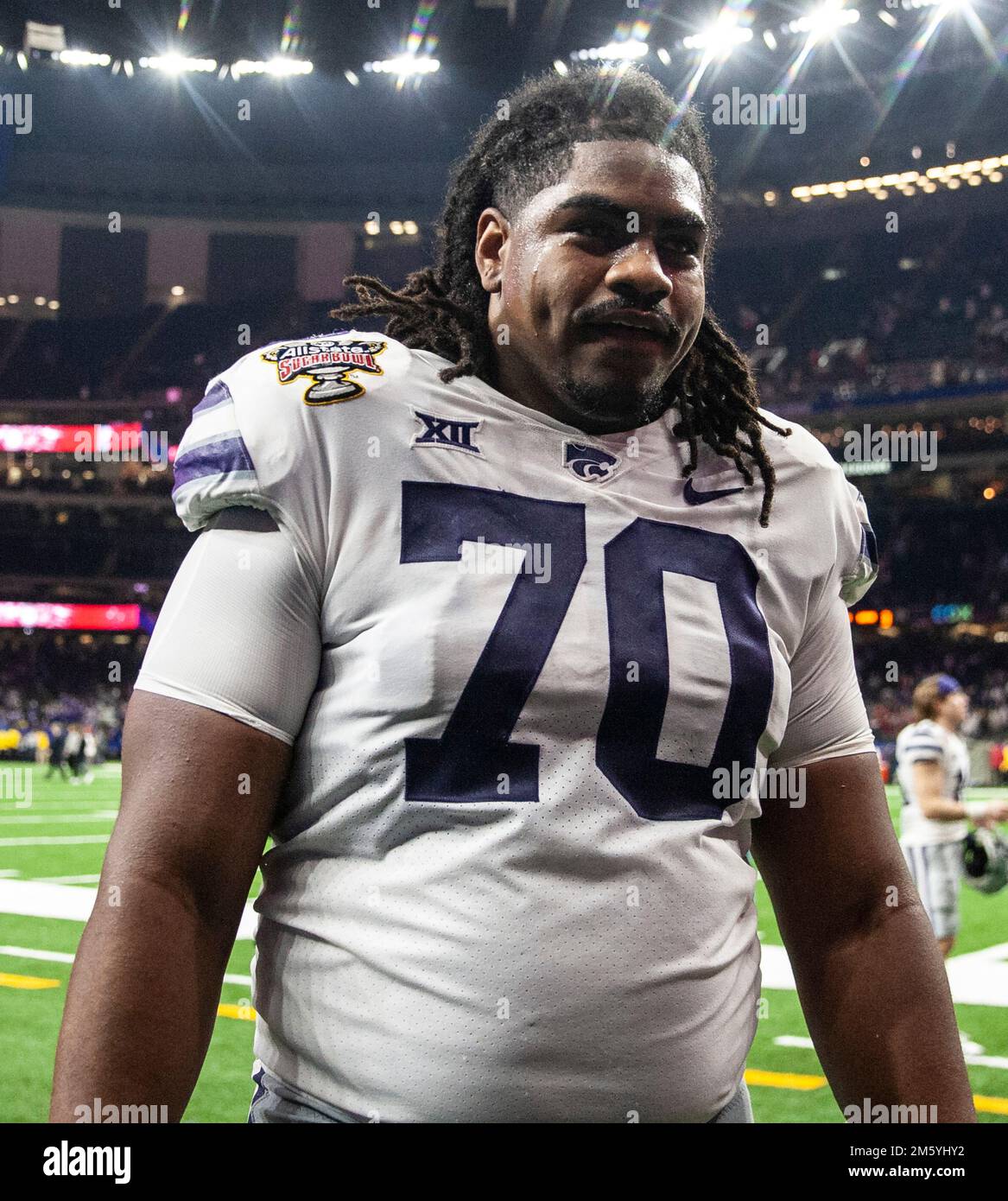 December 31 2022 New Orleans LA U.S.A. Kansas State offensive lineman ...