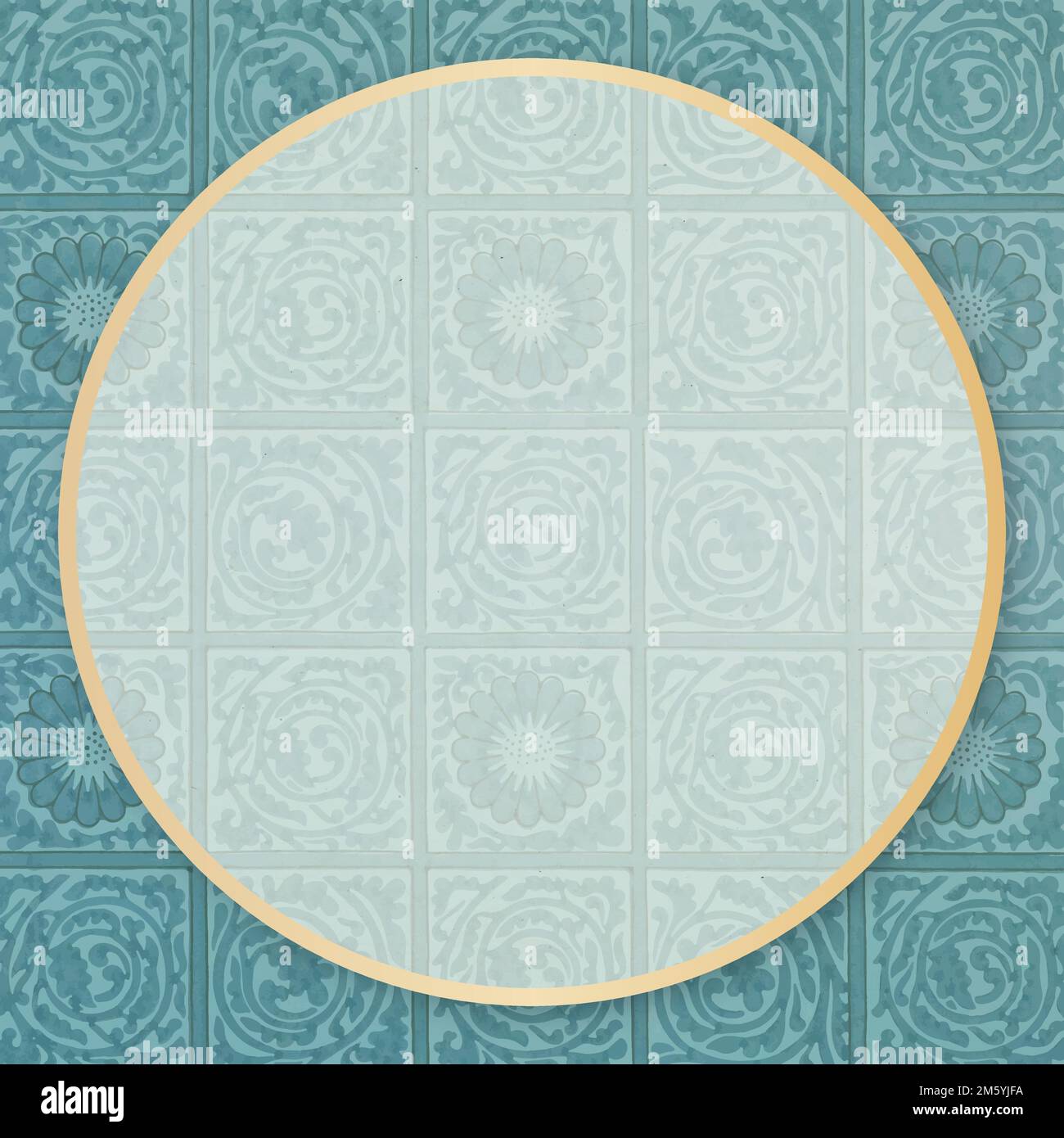 Antique floral frame vector tile texture Stock Vector Image & Art - Alamy