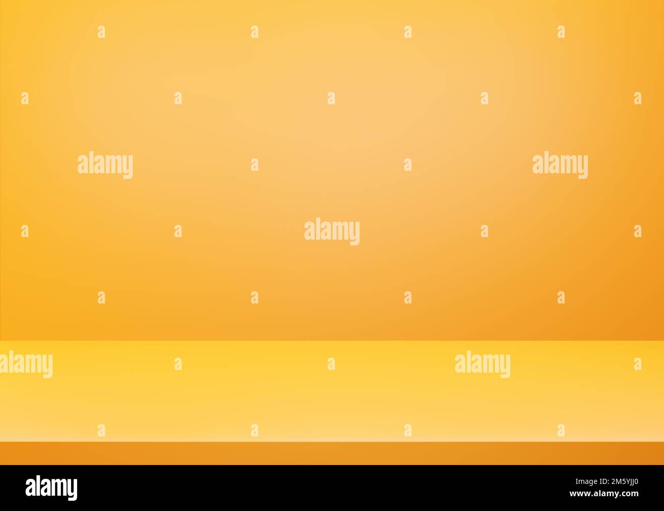 3d rendering of empty orange abstract minimal concept background. Scene ...