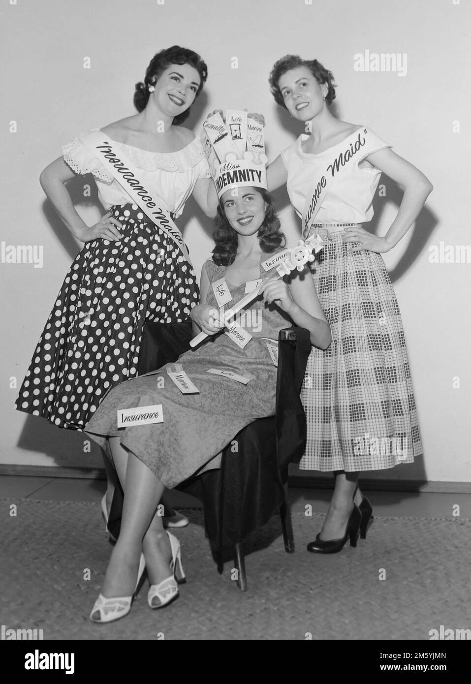 Insurance maid Black and White Stock Photos & Images - Alamy