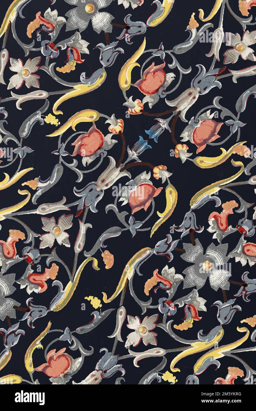 Colorful floral patterned background design Stock Vector Image & Art ...