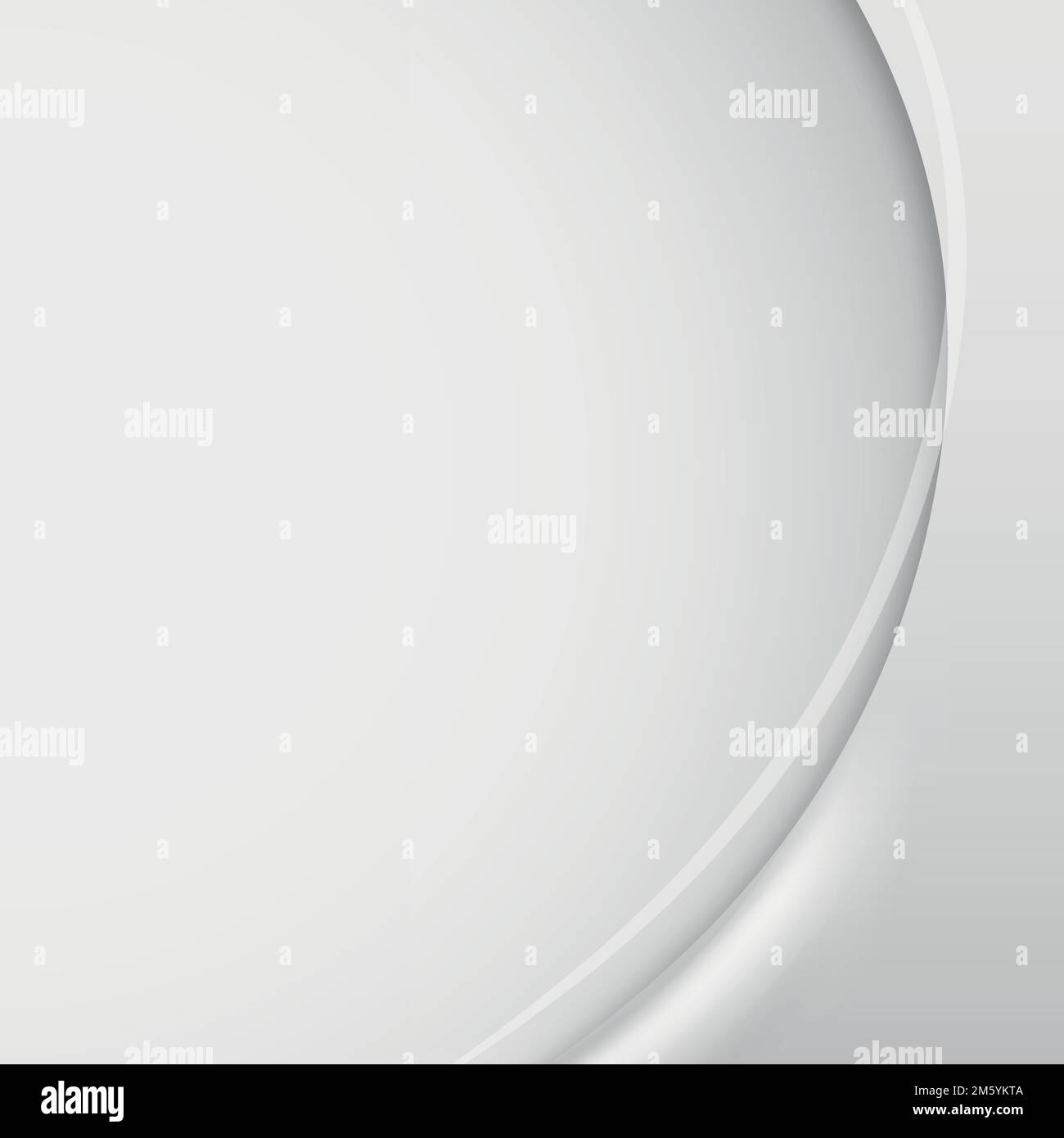 Gray curve frame template vector Stock Vector Image & Art - Alamy