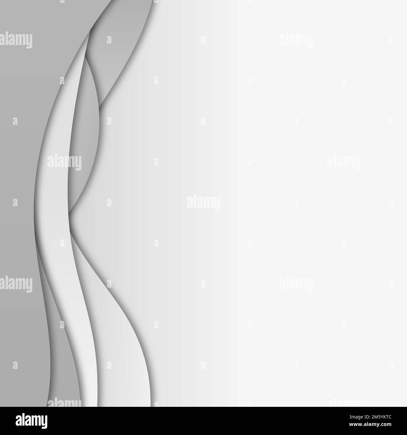Gray curve frame template vector Stock Vector Image & Art - Alamy