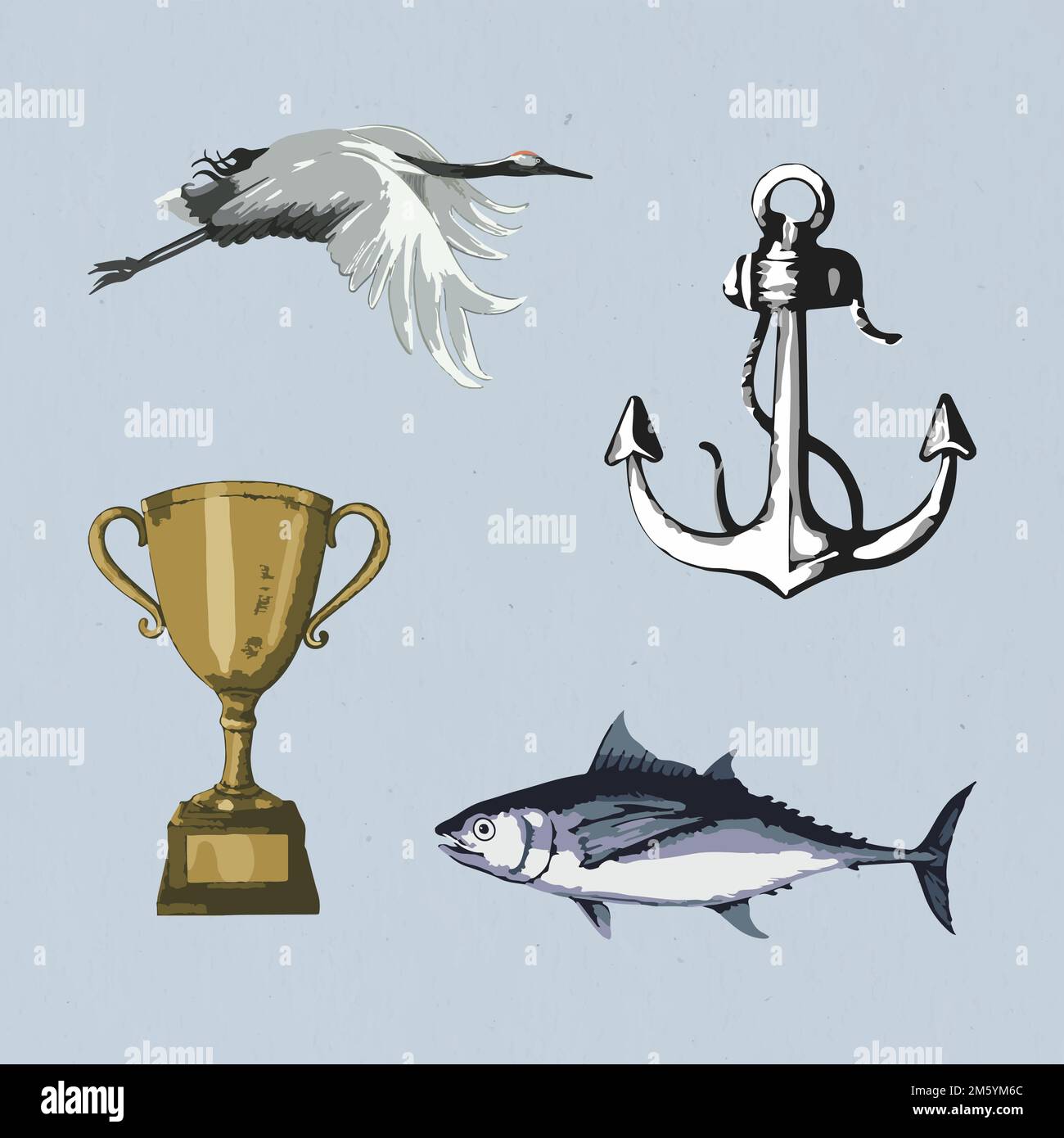 Vectorized object design element set Stock Vector Image & Art - Alamy