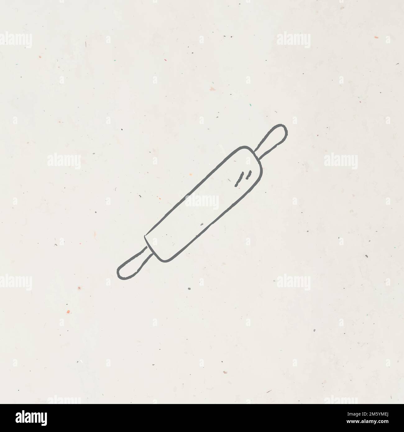 Doodle rolling pin design resource vector Stock Vector Image & Art - Alamy