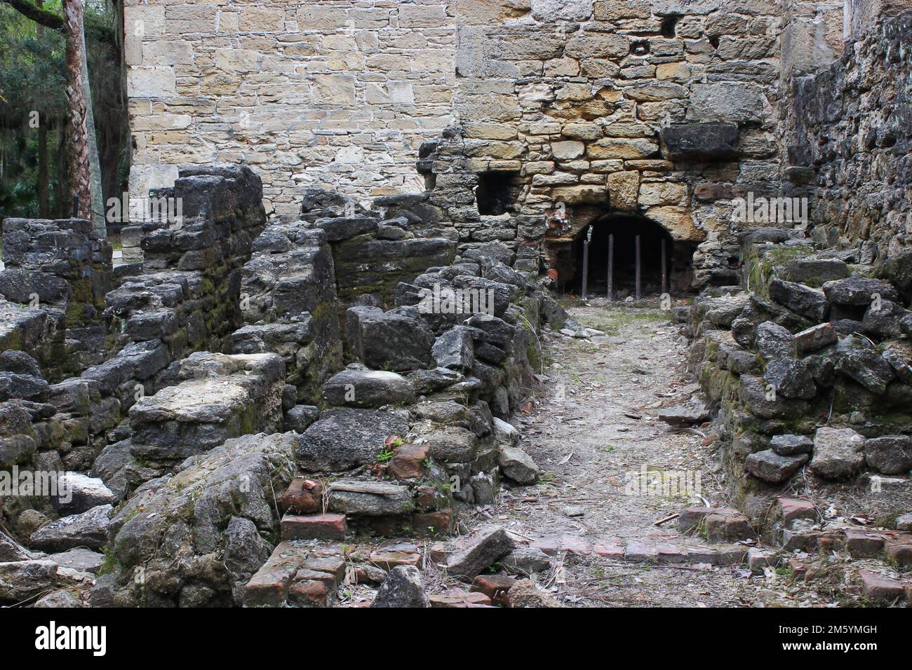 Gated water drainage in ruins Stock Photo - Alamy