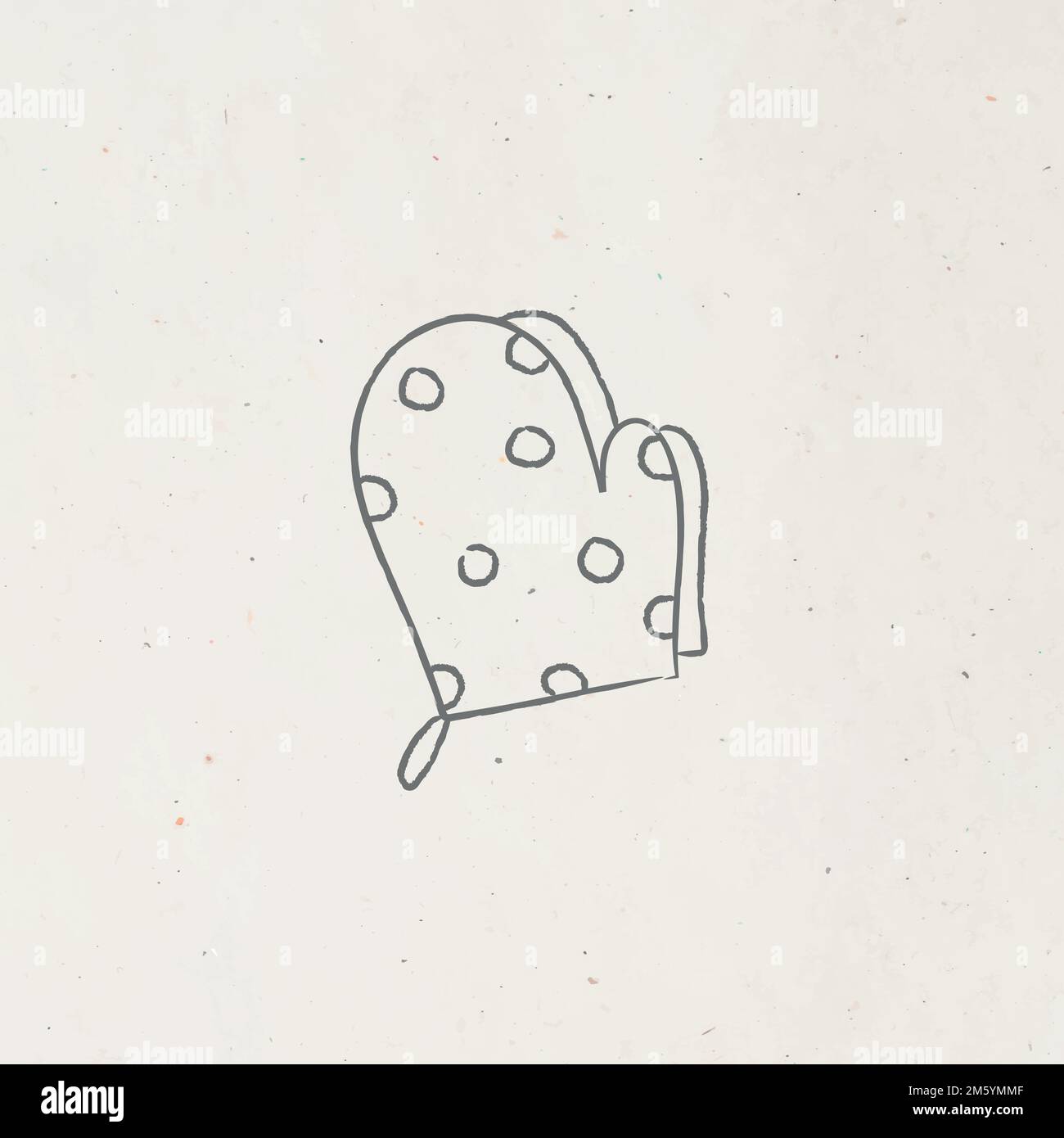 Polka-dot textile cooking gloves vector Stock Vector Image & Art - Alamy