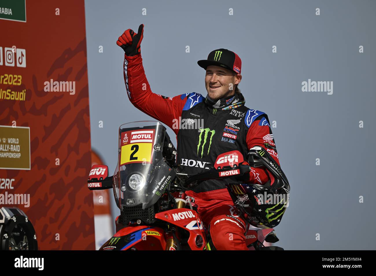 December 31, 2022, Rome, Saudi Arabia: 02 BRABEC Ricky (usa), Monster ...