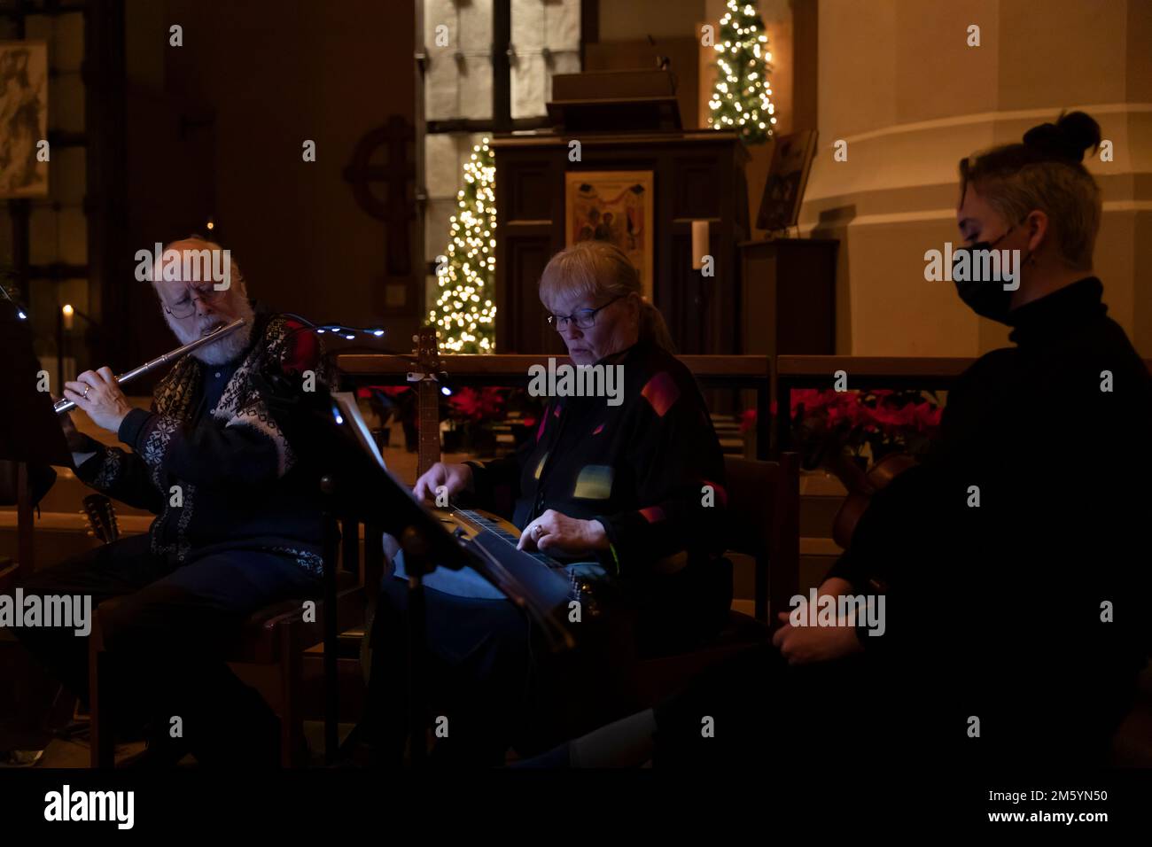Seattle, Washington, USA. 31st December, 2022. Marcus Lang (left ...