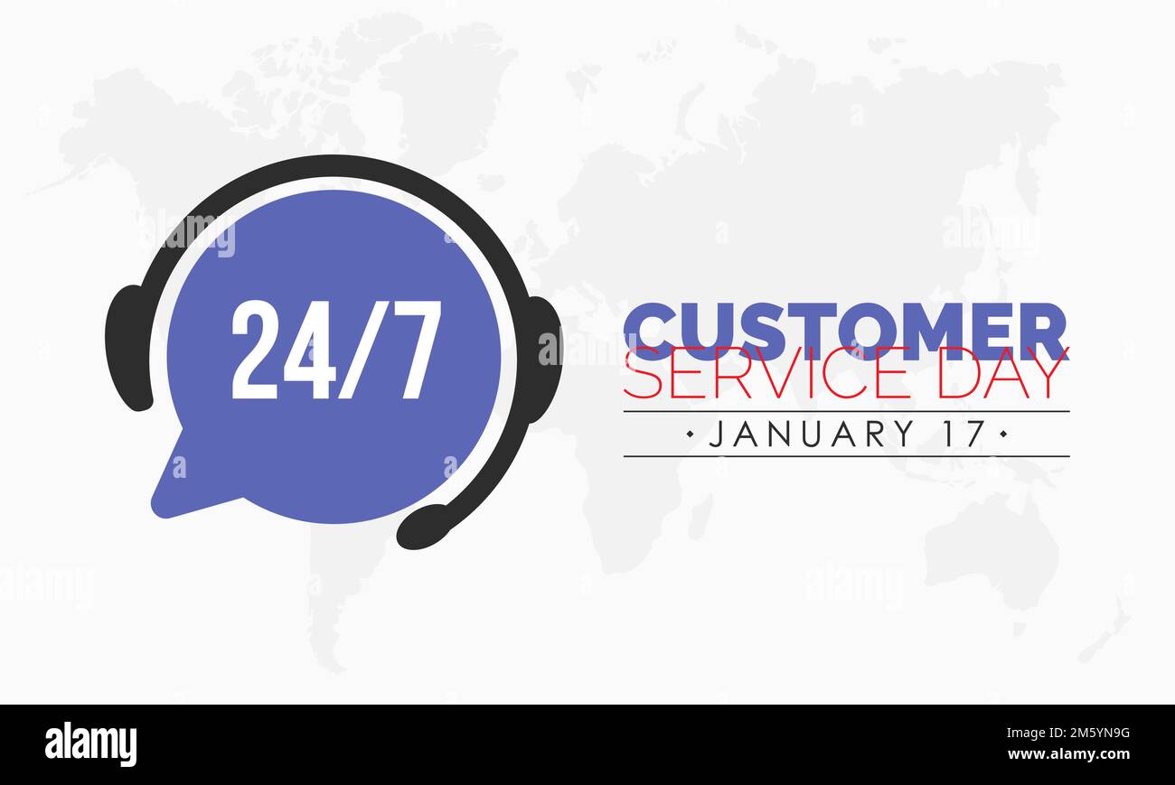 Vector illustration design concept of Customer Service Day observed on ...